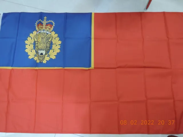 BRITISH EMPIRE FLAG Royal Canadian Mounted Police RCMP 1991 Canada ...