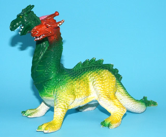 MOTU KO MONSTER DINOSAUR 3-HEADED DRAGON 1980s DOR MEI REMCO GALAXY ...
