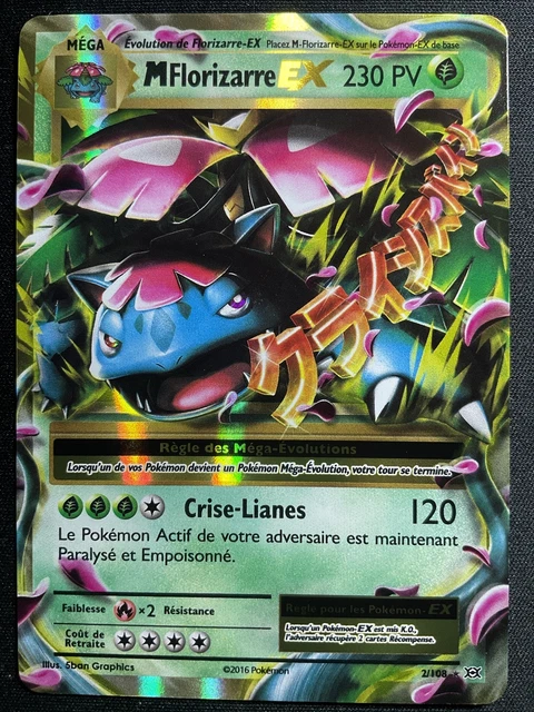 CARTE POKEMON M FLORIZARRE 2/108 Ultra Rare Mega EX XY12 EUR 11,51 ...