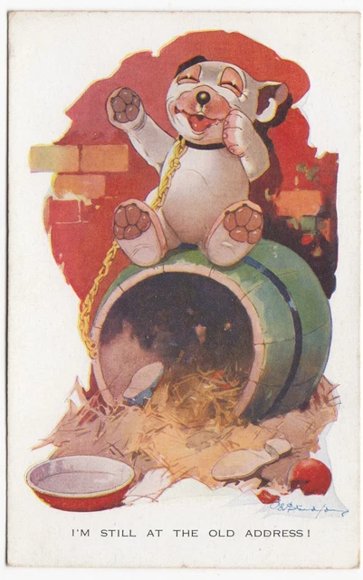 GEORGE STUDDY, BONZO, I'm Still A|t The Old Address! Comic PPC, No 1517 ...