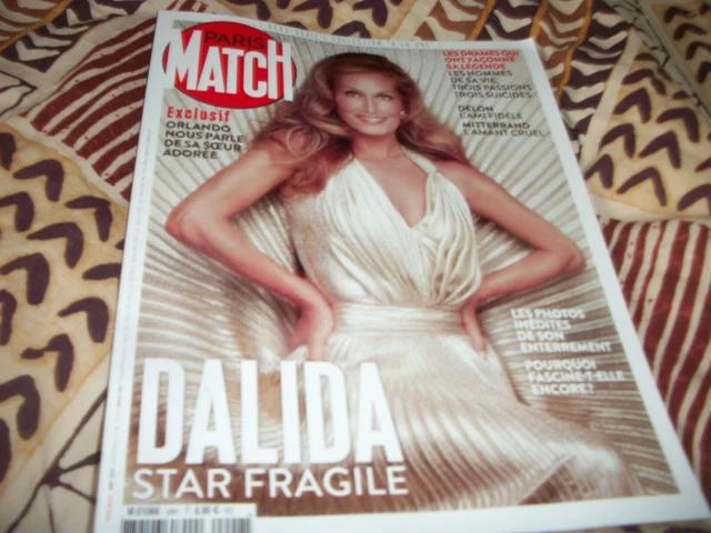 PARISMATCH H.S& COLLECTION à la Une(Dalida star fragile) EUR 5,00 - PicClick FR