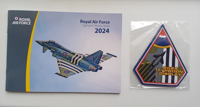 RAF TYPHOON 2024 Moggy Air Show Display Team 78 Page Promo Booklet ...