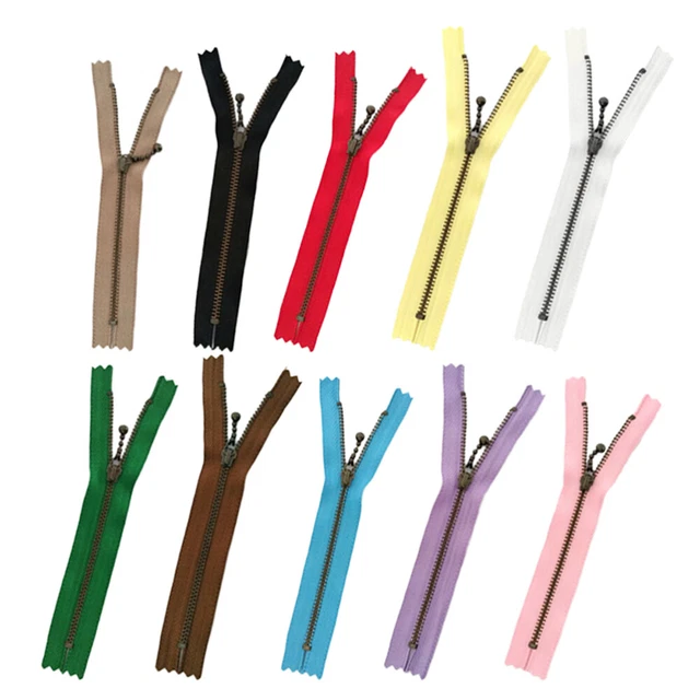 20CM ZIPPER MÉTAL Tirettes de Fermeture Éclair Pantalon Zipper EUR 11 ...