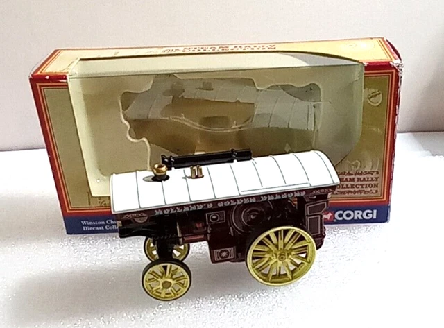 MOTEUR CORGI STEAM Rally Burrell Showman Winston Churchill - Dg125019 ...