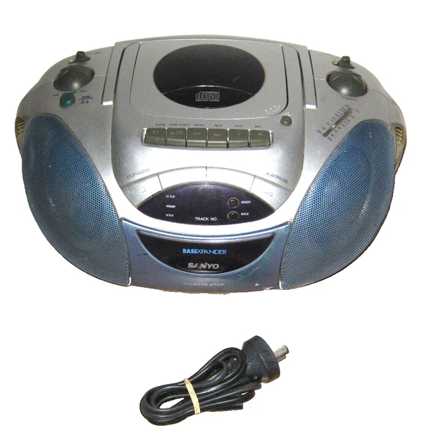 SANYO MCD-Z80F - Portable CD and Cassette Player Stereo System £74.87 ...