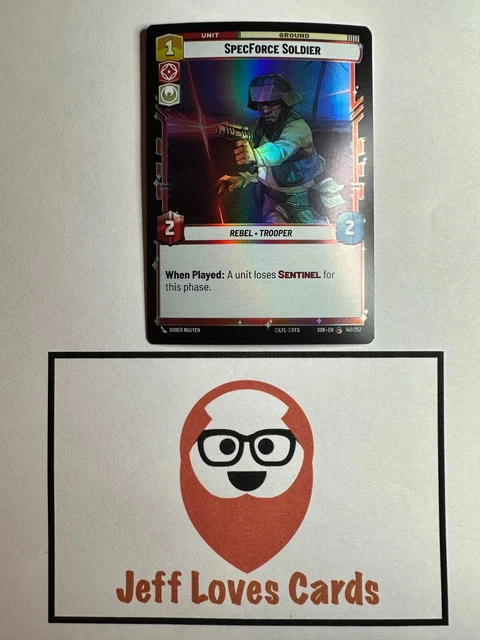 FEUILLE DE SOLDAT SpecForce #140 Star Wars Étincelle illimitée de ...