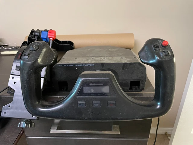 SAITEK PRO FLIGHT Yoke System with Throttle Quadrant $99.95 - PicClick CA