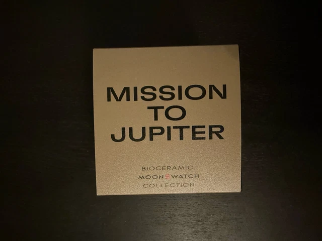 OMEGA X SWATCH Speedmaster MoonSwatch Mission to Jupiter Bioceramic Uhr ...