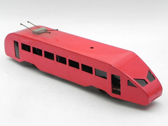 LOCOMOTIVE BUGATTI AUTORAIL Train Tin Jouet Train Locomotor Tole Blech ...