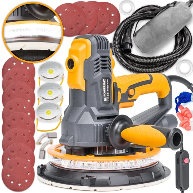 DRYWALL SANDER 1400W Sander For Wall And Ceiling / Led 360 ...