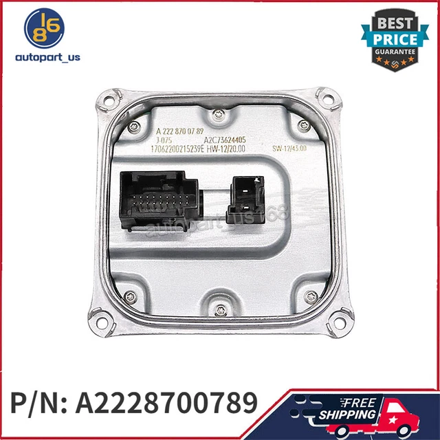LED HEADLIGHT BALLAST Voltage Regulator Module For Mercedes-Benz GLE/S ...