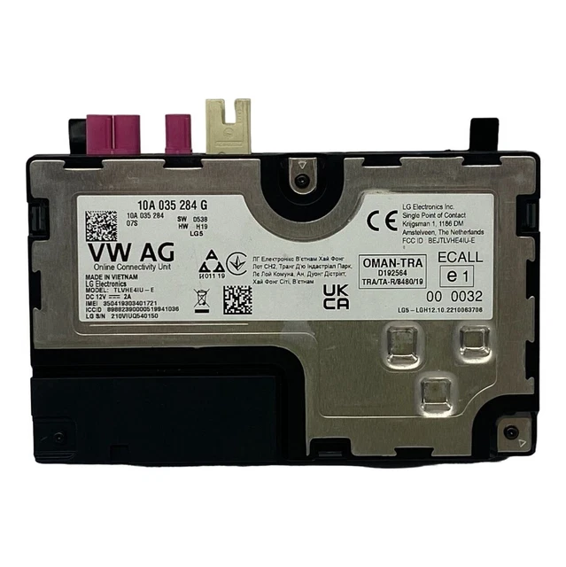 AUDI Q4 E-TRON Bluetooth Control Module Unit 2021-2024 10A035284G £199. ...