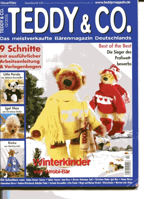 TEDDY & CO 2-2008 Teddy-Magazin mit Schnittvorlagen und ...