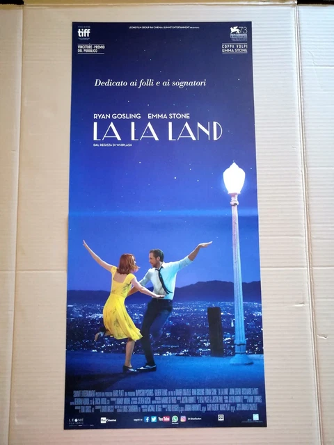 LA LA LAND - Locandina Cinema ORIGINALE del Film anno 2016 misure 33x68 ...