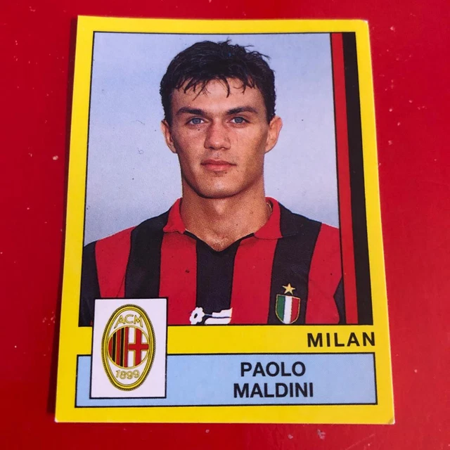 PAOLO MALDINI (MILAN) - Esaurita originale con velina Panini 1988-89 n. 205 EUR 50,00 - PicClick IT