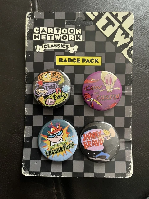 OFFICIAL CARTOON NETWORK Badge Set Ed, Edd 'n' Eddy Dexter’s Laboratory ...