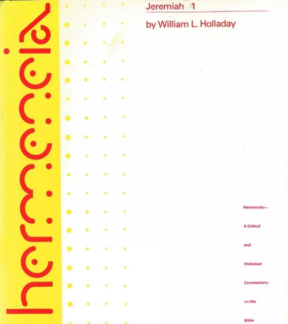 JÉRÉMIE 1 : commentaire sur les livres du prophète Jérémie par William ...