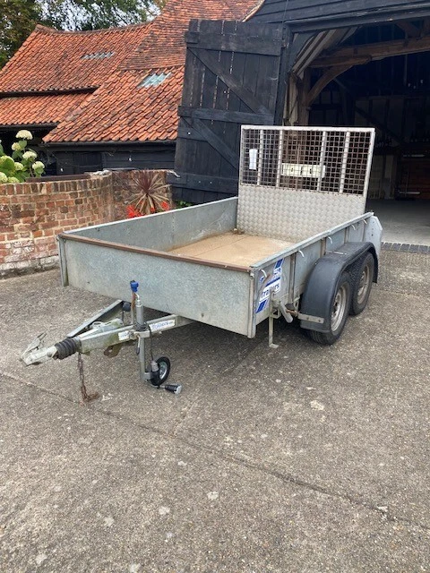 IFOR WILLIAMS TRAILER with rear ramp. Ideal digger / plant trailer £ ...