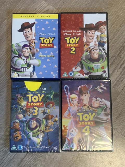 TOY STORY 1-4 Complete Collection Boxset 1 2 3 4 (DVD) EUR 10,53 ...