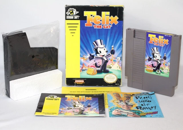 FELIX THE CAT NES Nintendo complet CIB authentique ! Bon état ! TRES ...