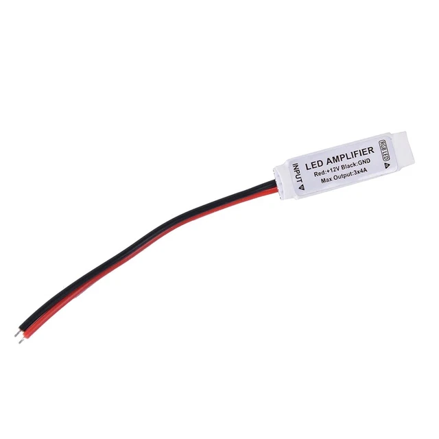 MINI RGB LED Amplifier 3x4A 4pin Amplifier 12V RGB LED Strip Strip 5050 ...