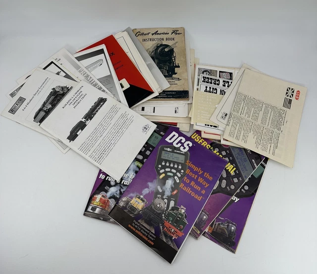 LOTTO LIBRETTO ISTRUZIONI manuale MTH LGB Lionel American Flyer Aristocraft REA EUR 67,05 ...