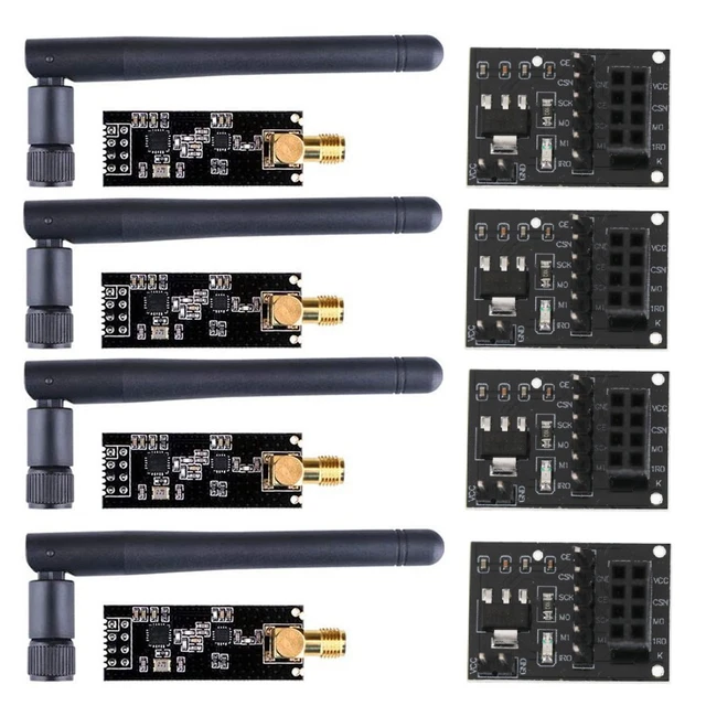 4PCS NRF24L01+PA+ Module with Antenna 1100 Meters Long Distance with2046 $24.49 - PicClick AU