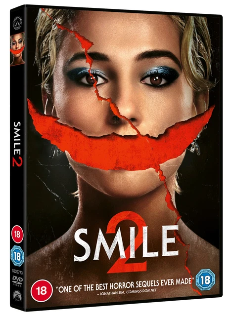 SMILE 2 (DVD) Drew Barrymore Kyle Gallner Lukas Gage Naomi Scott Ray ...