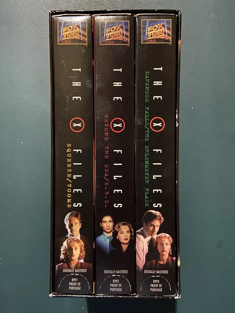 THE X-FILES BOXED Set - Vol. 2 (VHS, 1996, 3-Tape Set) Wave 2 Duchovny ...