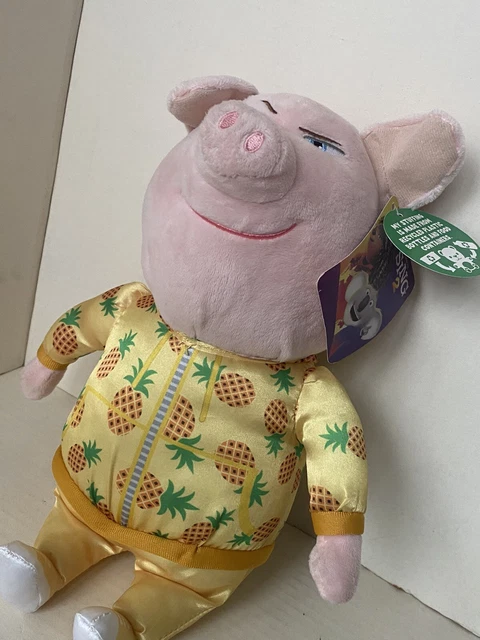 GUNTER PIG SOFT Toy Beanie Plush Sing 2 Universal Pineapple Tracksuit ...