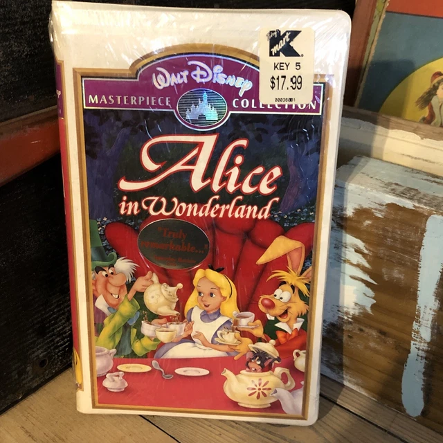 WALT DISNEY ALICE In Wonderland VHS Masterpiece Collection Clamshell New Sealed £10.09 - PicClick UK