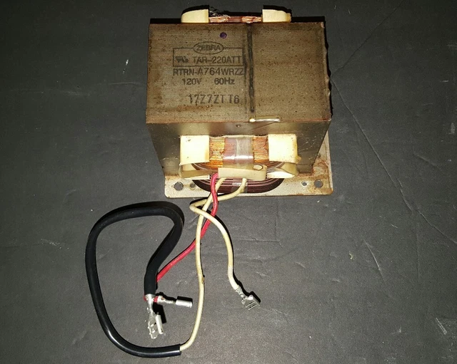 TESTED MICROWAVE HIGH voltage transformer zebra TAR-220ATT RTRN ...