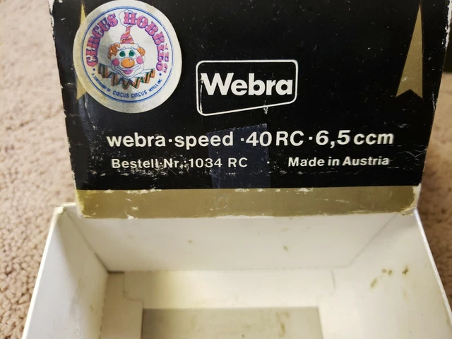 MOTEUR WEBRA - Webra Speed 40 RC - 6,5 cm3 - N° 1034 RC EUR 221,44 ... MOTEUR WEBRA - Webra Speed 40 RC - 6,5 cm3 - N° 1034 RC EUR 221,44 ...