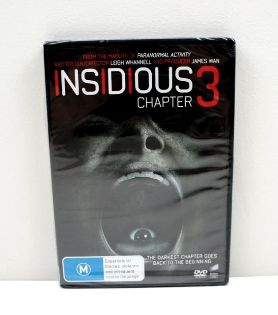 INSIDIOUS CHAPTER 3 DVD Brand New & Sealed Horror Region 4 PAL - Free ...