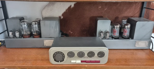 QUAD II MONO Block valve Power Amplifiers. Fully Restored Rare, Vintage ...