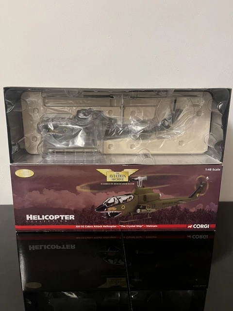 CORGI AVIATION US51205 1:48 AH-1G Cobra Helicopter "The Crystal Ship ...