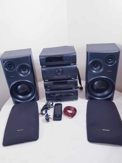 TECHNICS SE-CH515A Hi-Fi Stack System Separates Speakers top Of The ...