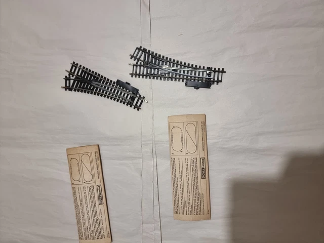 HORNBY R612 R613 Standard Point Right Hand Rh & Left Lh Points Used Oo ...