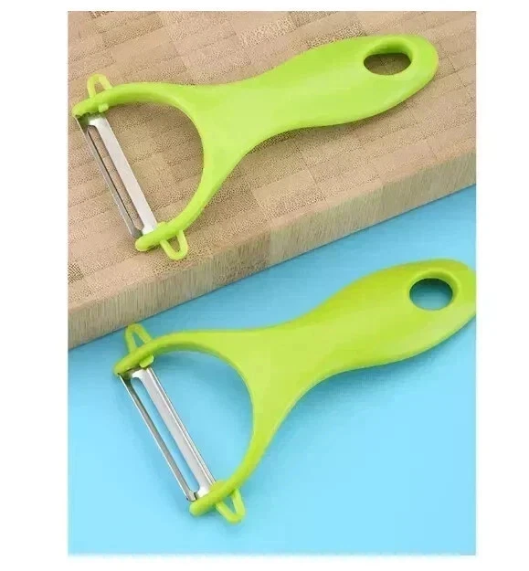 1X STAINLESS STEEL Potato Peeler Fruit Vegetable Spud Speed French ...