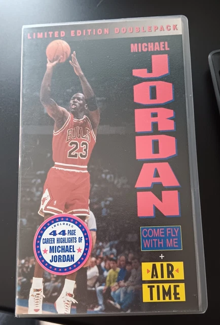 LIMITED EDITION -MICHAEL Jordan VHS Video NBA Basketball Doublepack inc ...