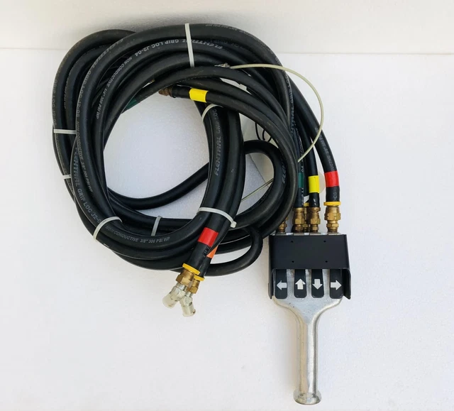 INGERSOLL RAND ARO 4 Button Pneumatic Air Remote Control/ Pendant W/Hose #New £539.14 - PicClick UK