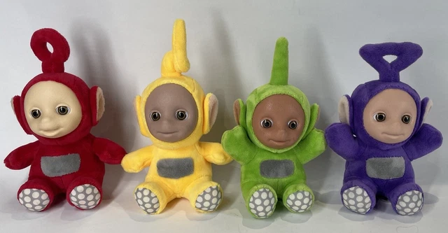 TELETUBBIES WILDBRAIN SET Of 4 Plush Toys - Tinky Winky, Dipsy, Laa Laa ...