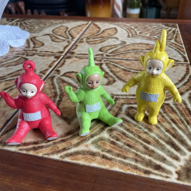 3 TELETUBBLES RUBBER Plastic Figures CBeebies Childrens Tv £9.85 ...