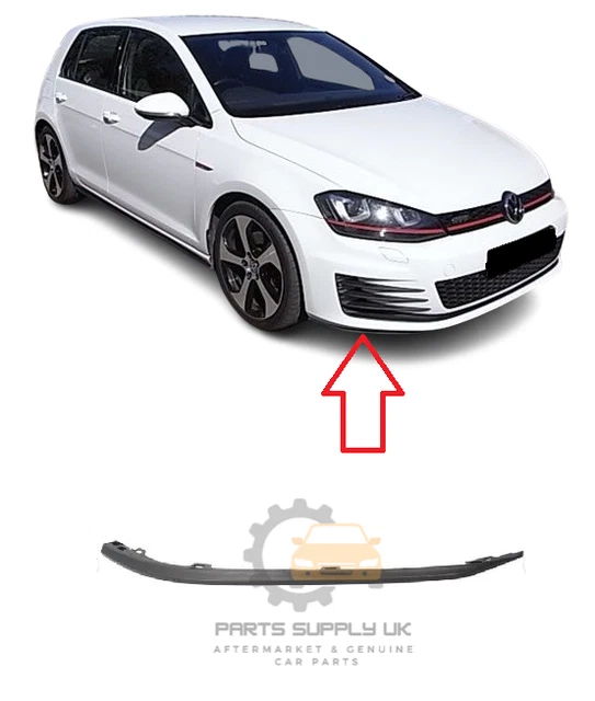 NEW FOR VW Golf Vii Gti 2013-2017 Front Bumper Lower Spoiler Lip Molding Right $56.58 - PicClick AU