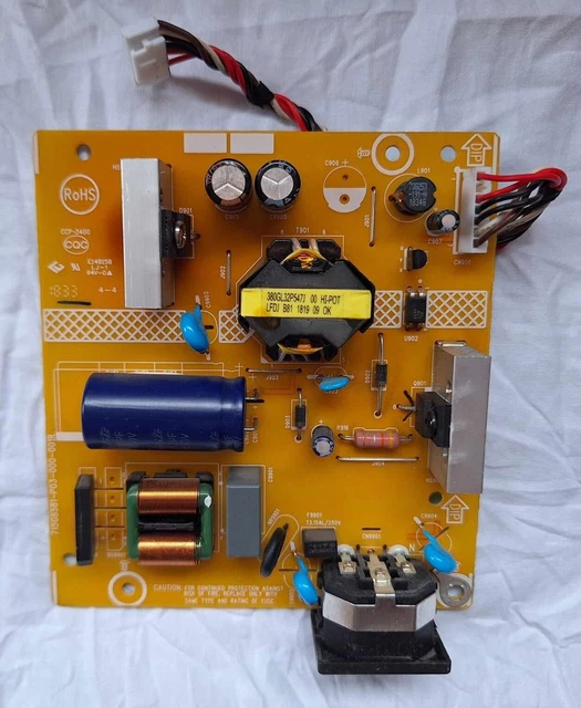 MSI OPTIX MAG241C MAG271C Monitor Power Supply Board 715G8581-P03-000 ...