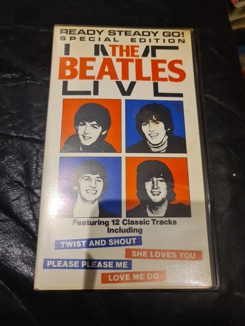 THE BEATLES LIVE - Ready Steady Go VHS Video, Card Sleeve, Retro. £1.50 - PicClick UK