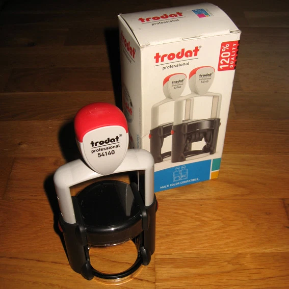 TRODAT PROFESSIONAL · 54140 · Hellgrau · Datumsstempel ...
