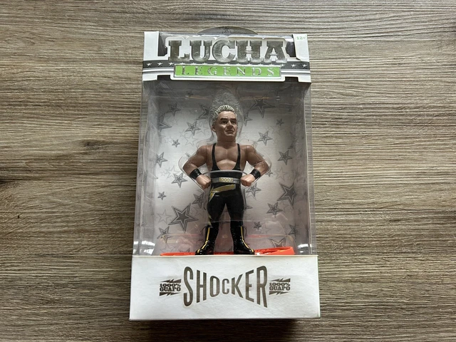 CMLL LUCHA LEGENDS Shocker Wrestling Action Figure On Stand New $19.99 ...