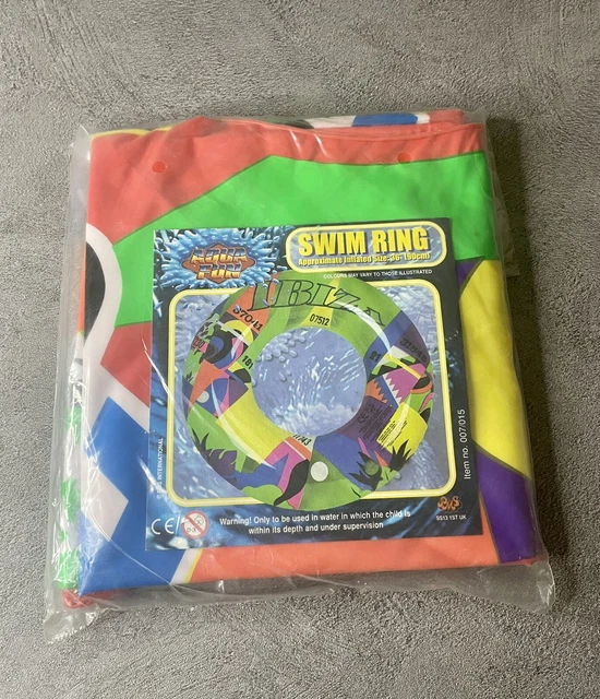 VINTAGE INFLATABLE SWIM Ring Large 36 Inch Unsure Of Age Please See ...