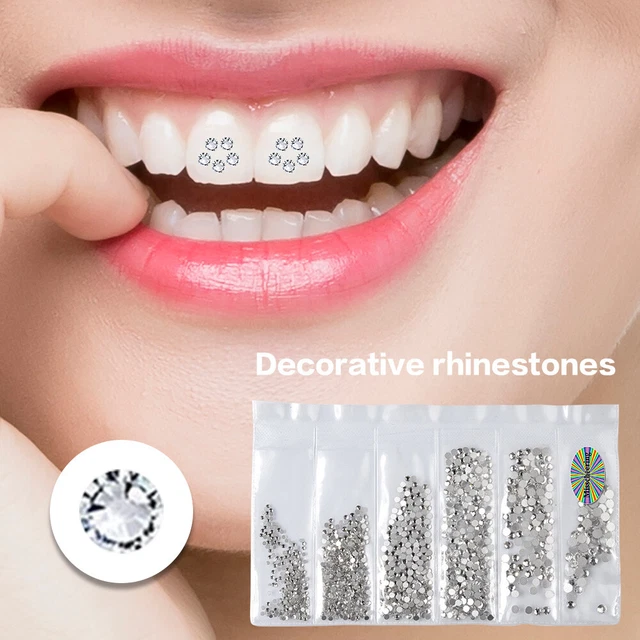 DENTAL RHINESTONES JEWELRY Teeth Jewelry Dental Crystal Tooth Decor ...